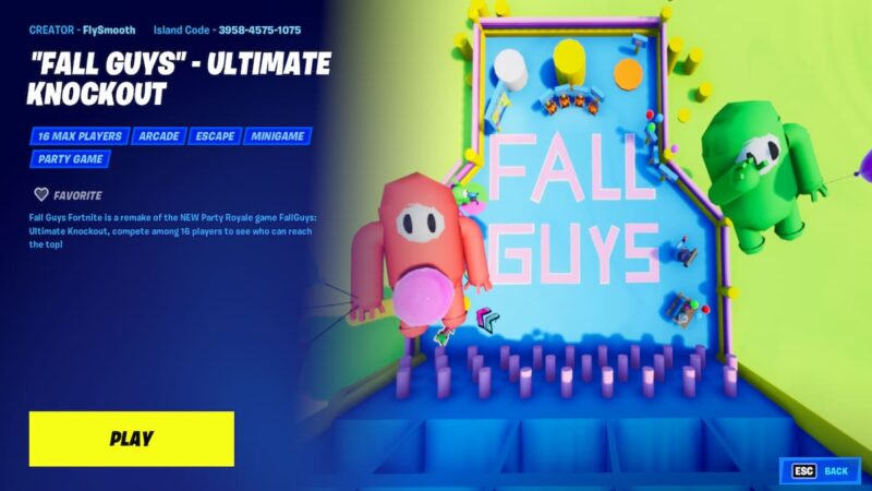 Fall Guys Fortnite Map Code - How to play Fall Guys in Fortnite - Pro ...