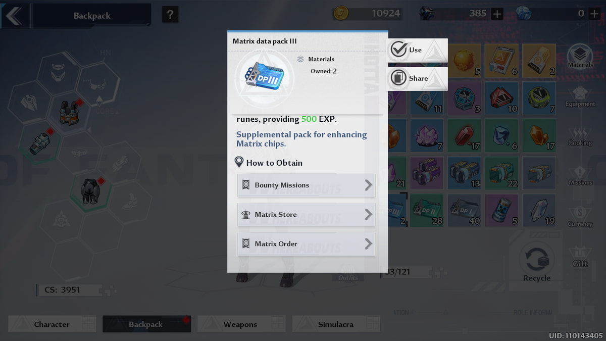 How to get Matrix Data Packs in Tower of Fantasy | Pro Game Guides