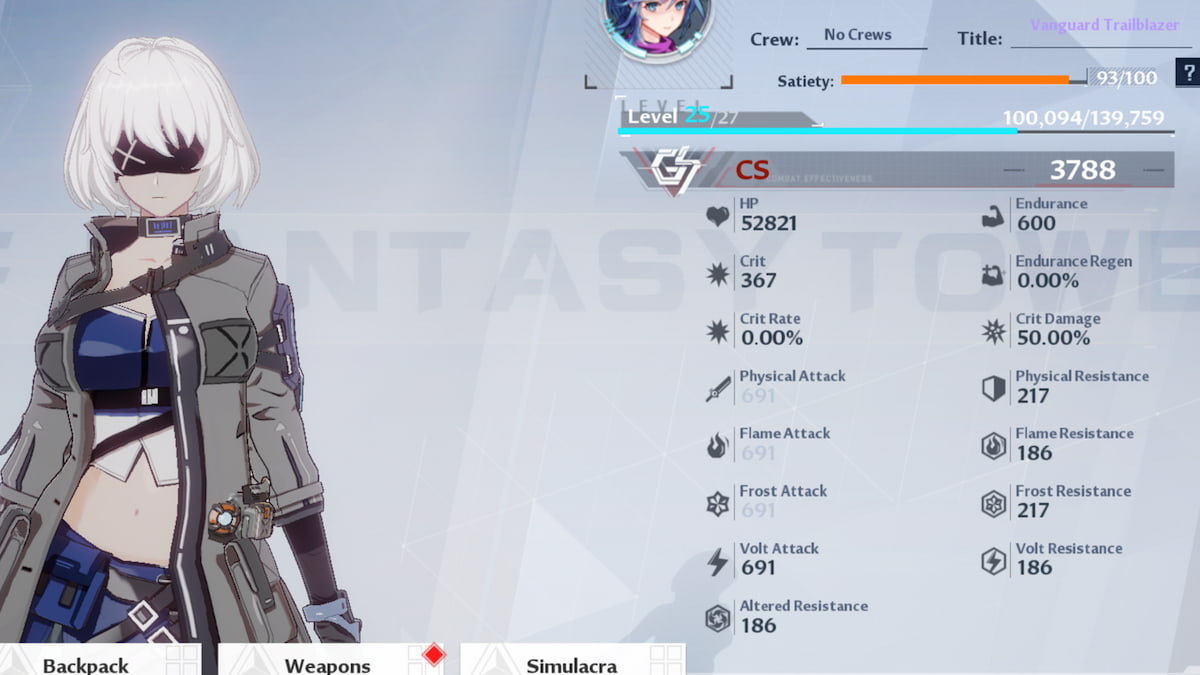 All stats in Tower of Fantasy and what they mean | Pro Game Guides