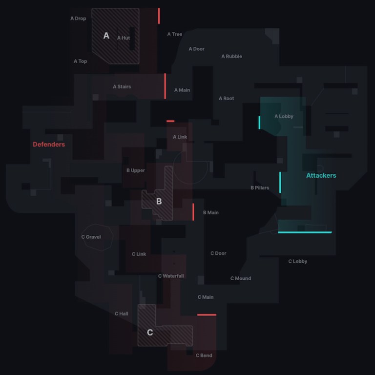 All Valorant Callouts for each map (Abyss) | Pro Game Guides