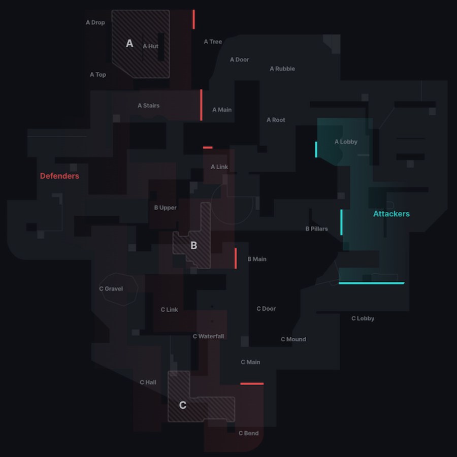 All Valorant Callouts for each map (Abyss) | Pro Game Guides
