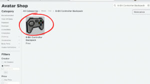 How to get the free 8-Bit Controller Backpack avatar item in Roblox ...