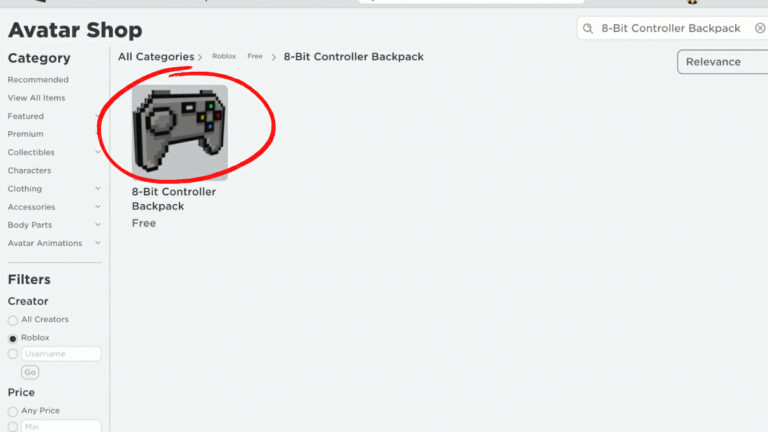 How to get the free 8-Bit Controller Backpack avatar item in Roblox ...