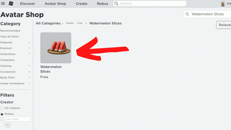 How to get the free Watermelon Slices avatar item in Roblox - Pro Game ...
