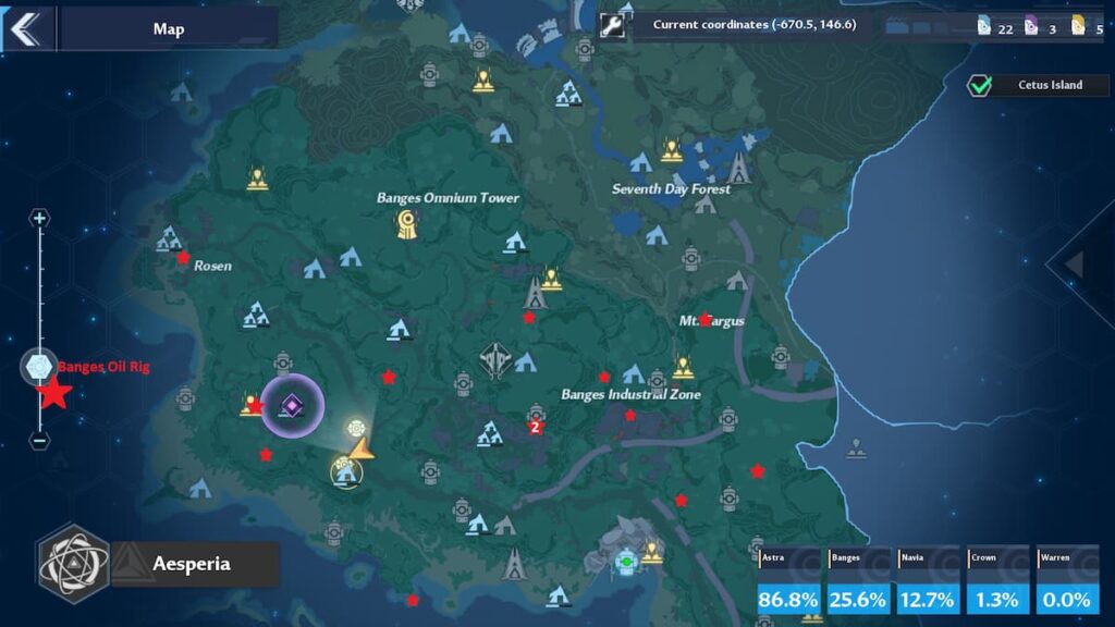 All Gold Nucleus locations in Banges in Tower of Fantasy - Pro Game Guides