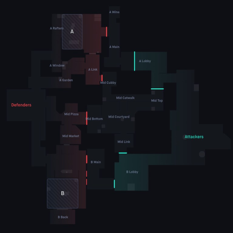 All Valorant Callouts for each map (Abyss) | Pro Game Guides