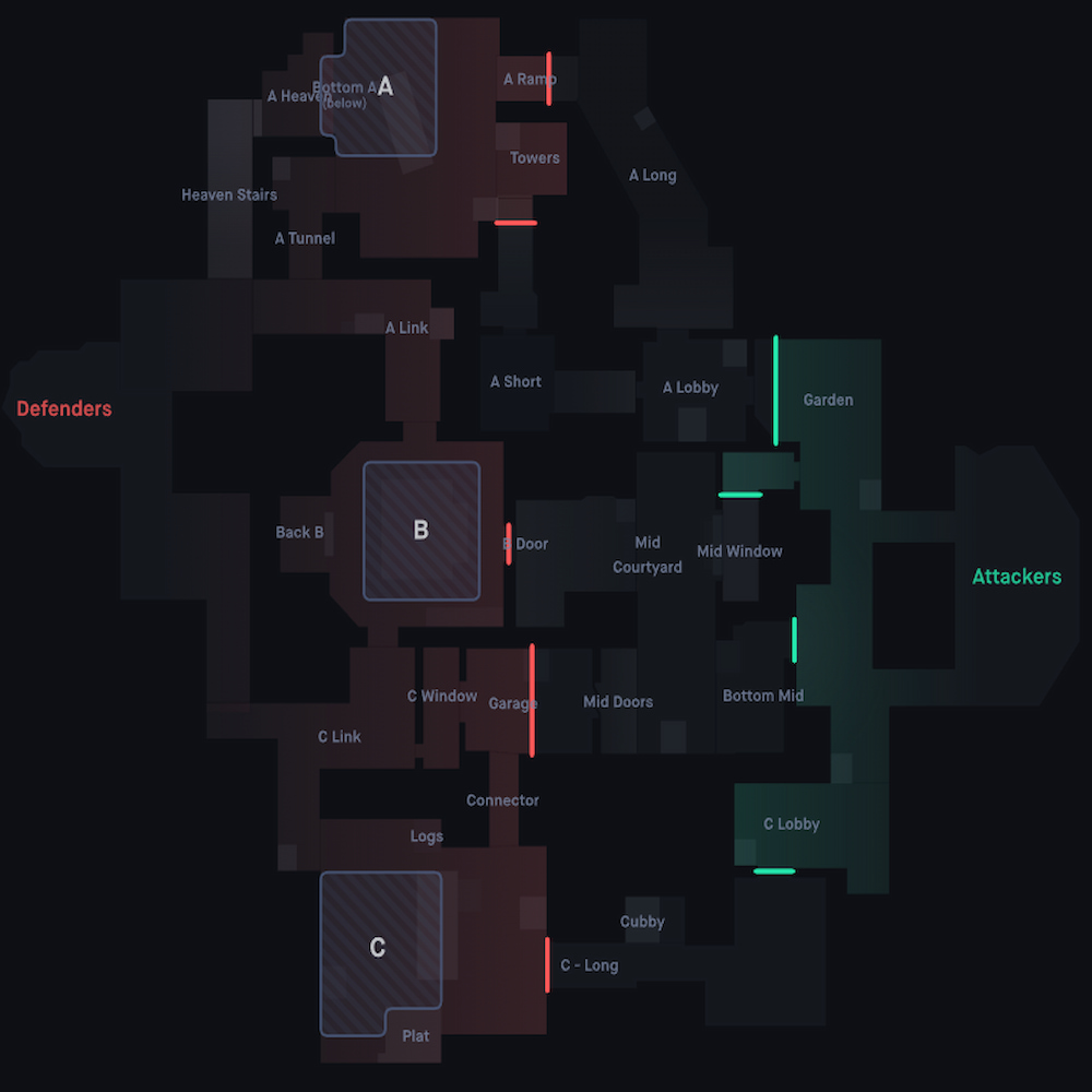 All Valorant Callouts for each map (Abyss) | Pro Game Guides