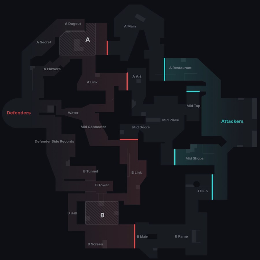 All Valorant Callouts for each map (Abyss) | Pro Game Guides