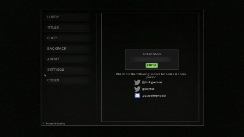 Apeirophobia Codes (October 2022) - Pro Game Guides