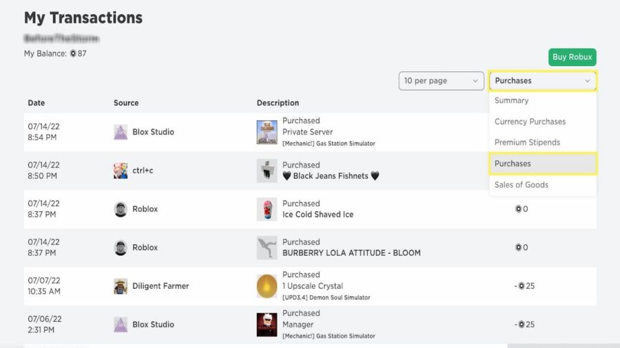 How much have I spent on Roblox? How to check purchase history - Pro ...
