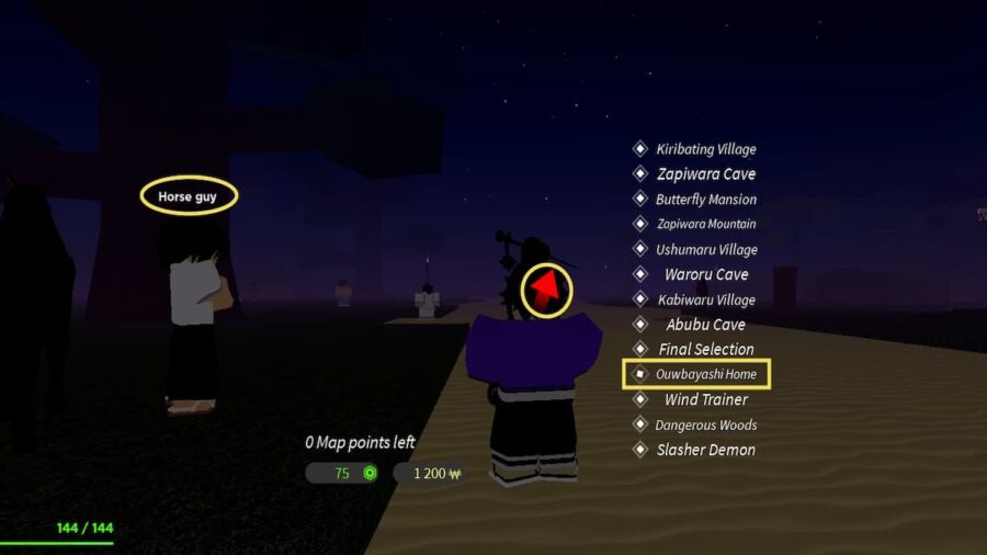 Yahaba Location in Project Slayers - Pro Game Guides