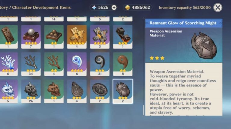 Where to get Remnant Glow of Scorching Might in Genshin Impact - Pro ...