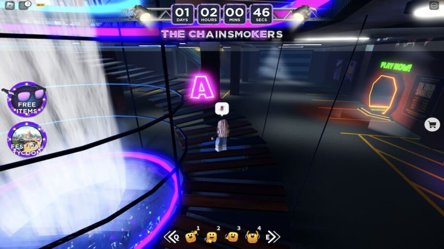 How to get all free items in The Chainsmokers Concert Experience ...