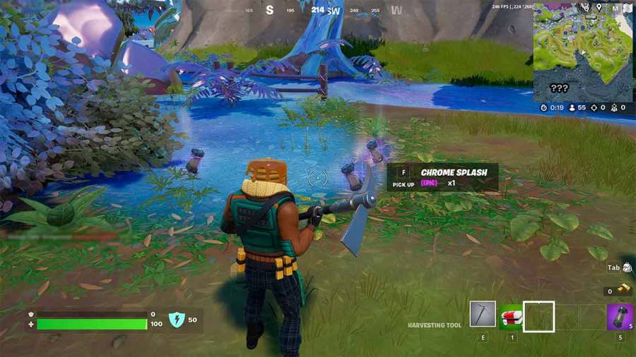 Where to find Chrome Splash in Fortnite - Pro Game Guides