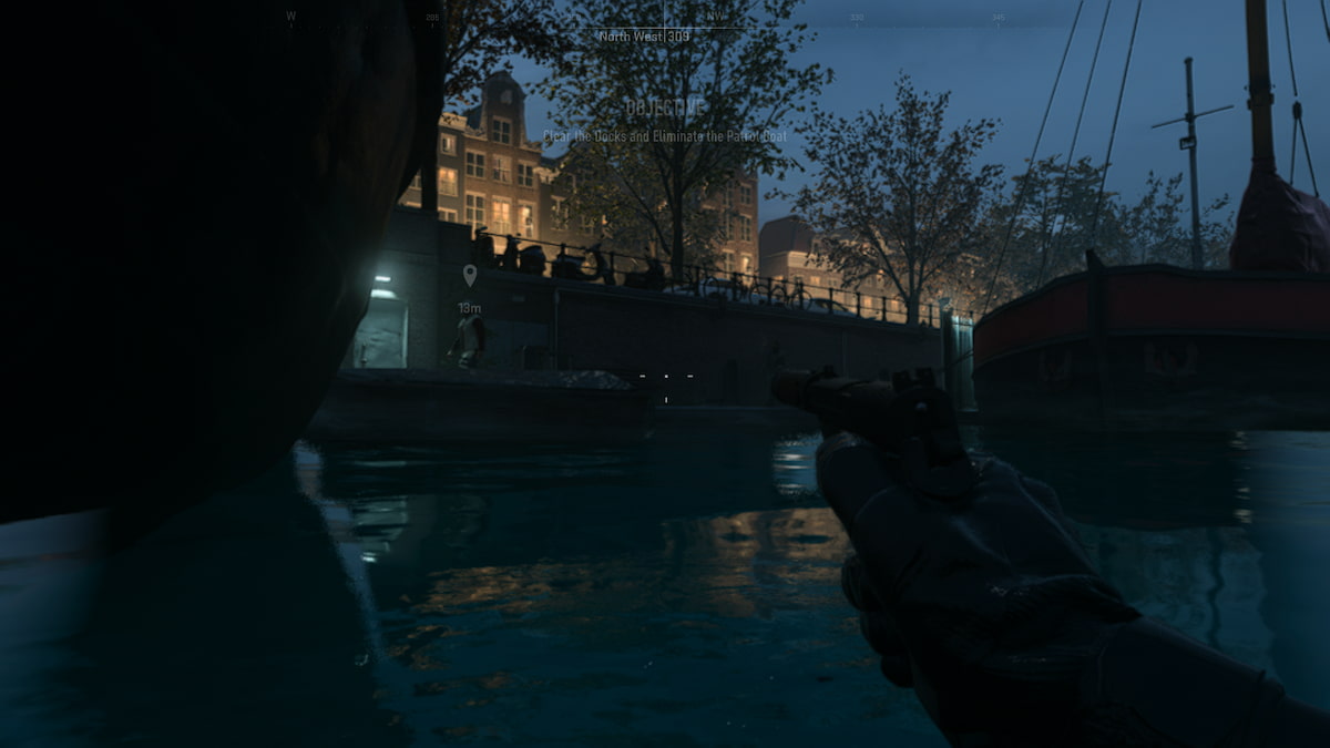 How to get to the barge without being seen in 'Wetwork' - MW2 Campaign ...