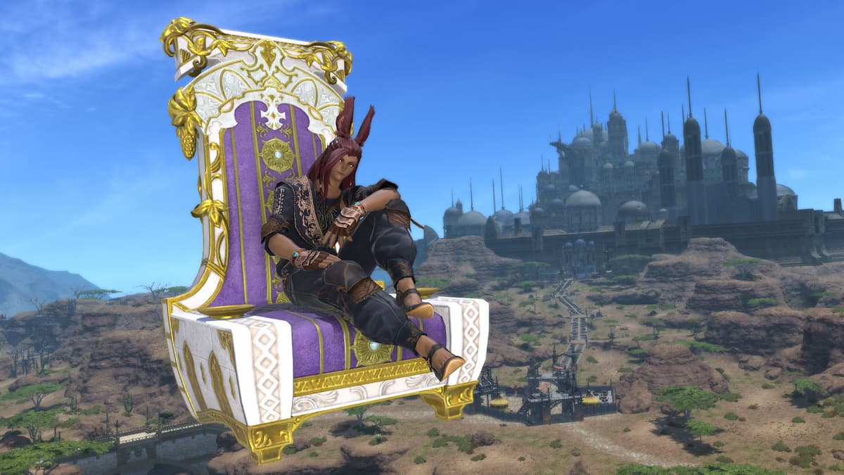 How to get the Sil'dihn Throne mount in FFXIV | Pro Game Guides