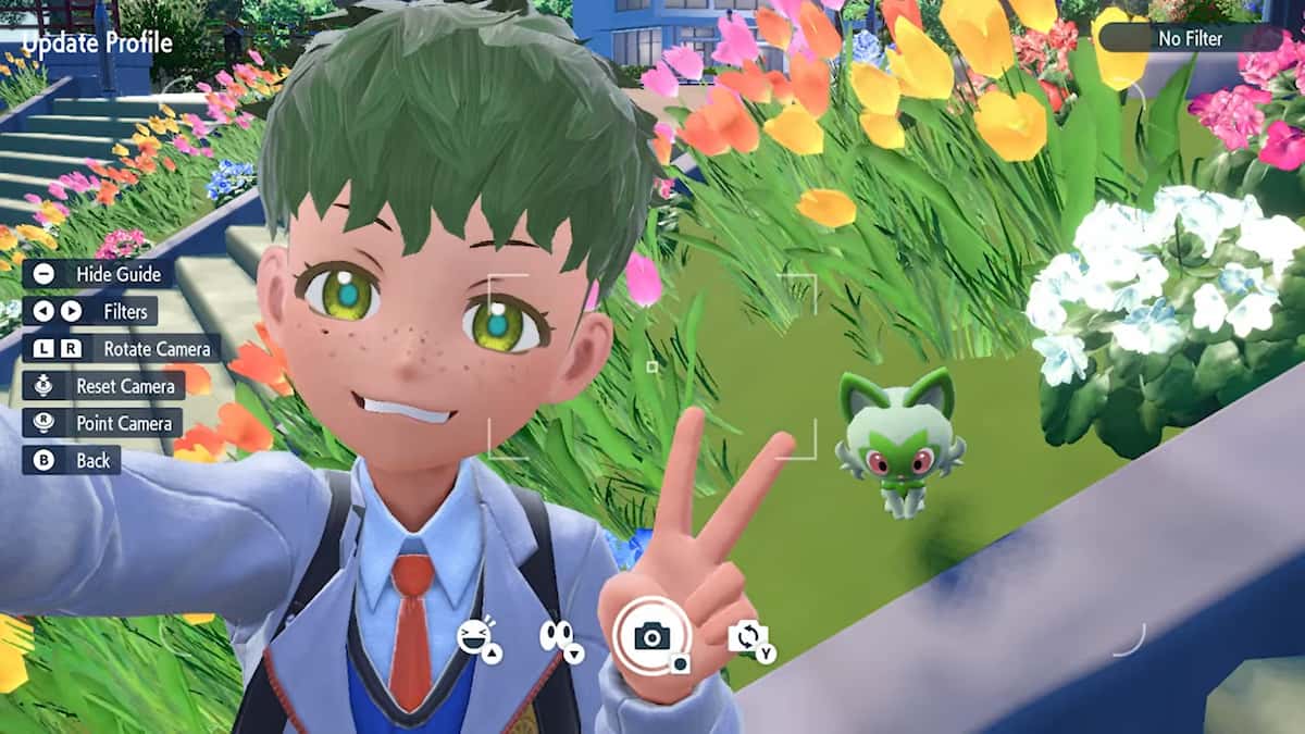 Take adorable selfies with your Pokémon in Pokémon Scarlet and Violet ...