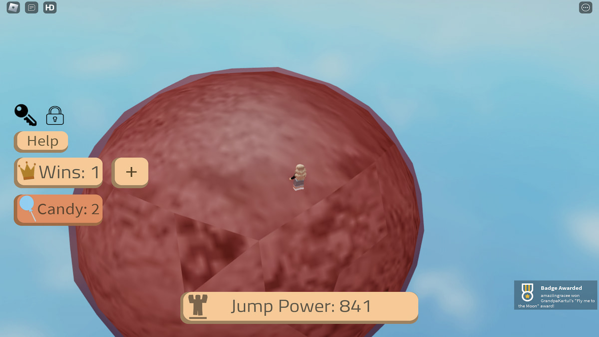 How to get the Fly me to the moon badge in Roblox but every second you ...