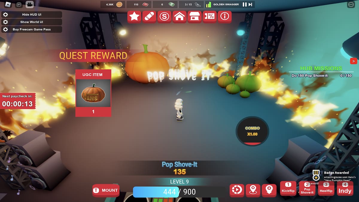 How to get the Vans Pumpkin Head in Vans World – Roblox | Pro Game Guides