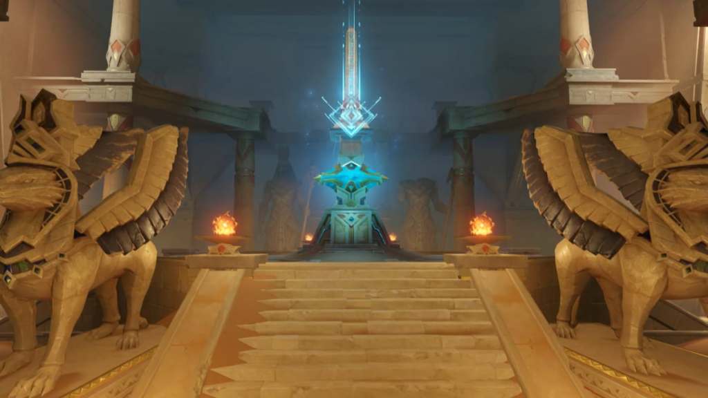 How to Activate the mechanism in the center of the hall in the Genshin ...