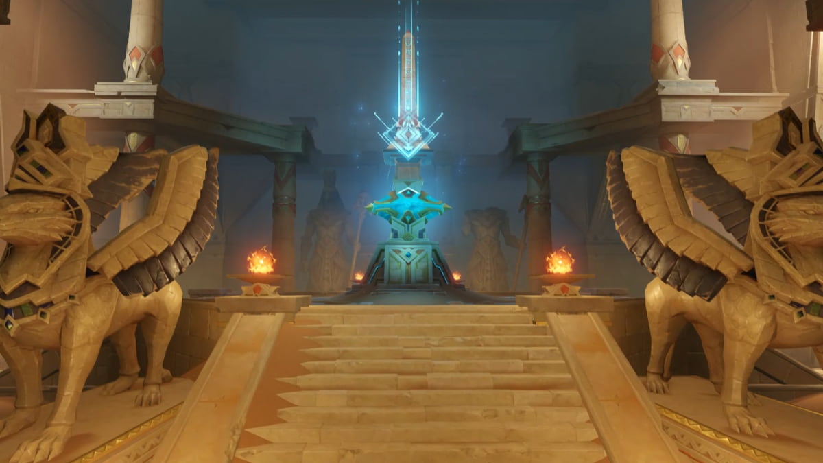 How to Activate the mechanism in the center of the hall in the Genshin ...