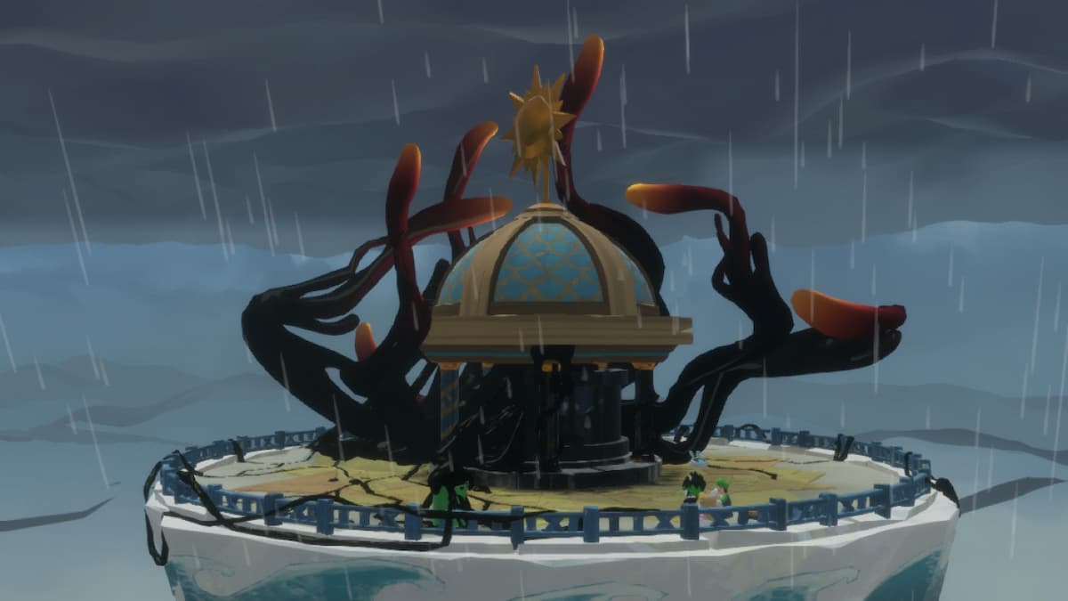 How to beat the Darkmess Tentacle in Beacon Beach in Mario + Rabbids ...