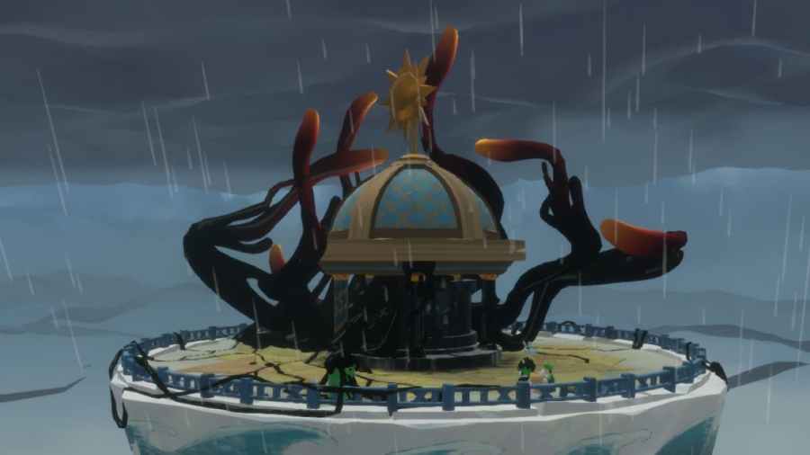 How to beat the Darkmess Tentacle in Beacon Beach in Mario + Rabbids ...