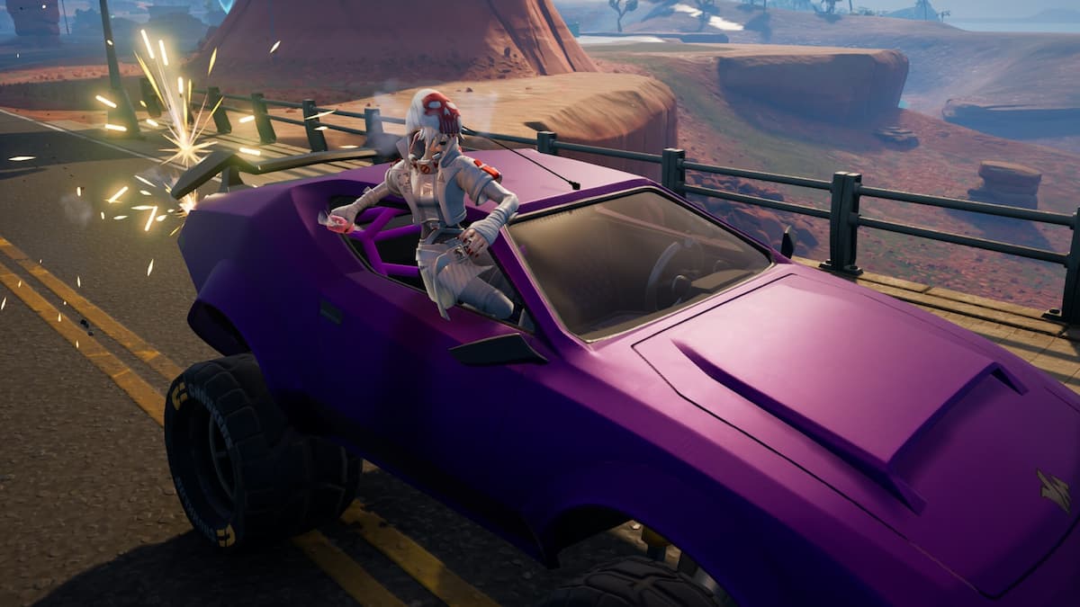 How to throw Candy from a vehicle in Fortnite | Pro Game Guides