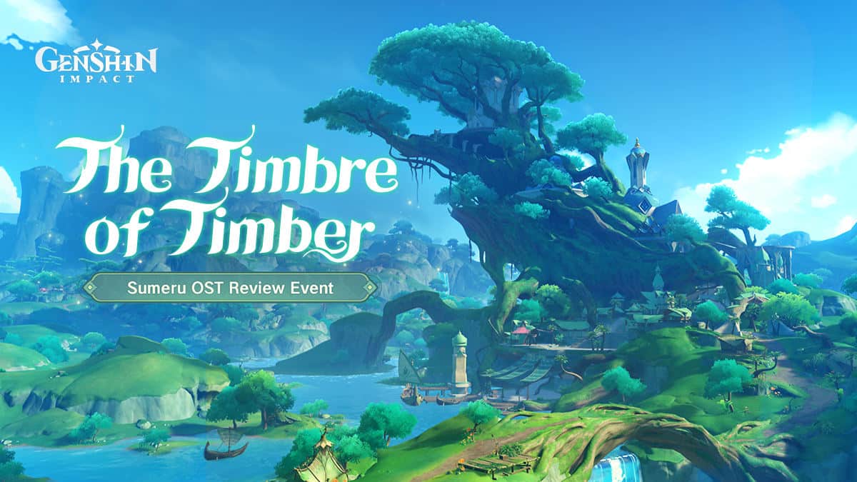Genshin Impact The Timbre of Timber Sumeru OST HoYoLAB event guide ...