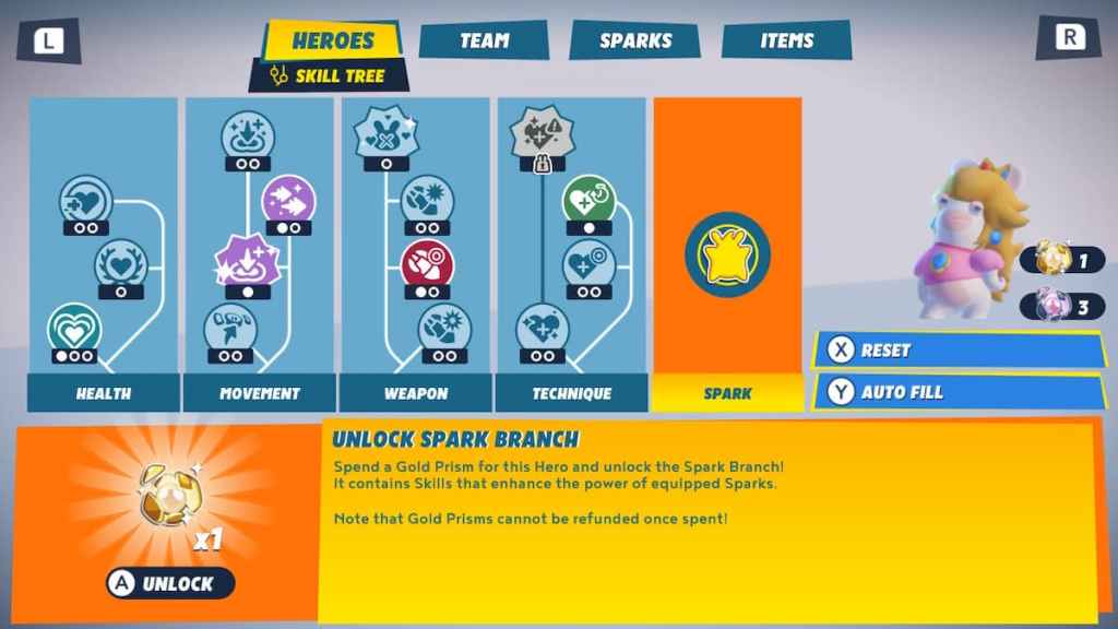 How to unlock the 5th Skill Tree in Mario + Rabbids Sparks Of Hope ...