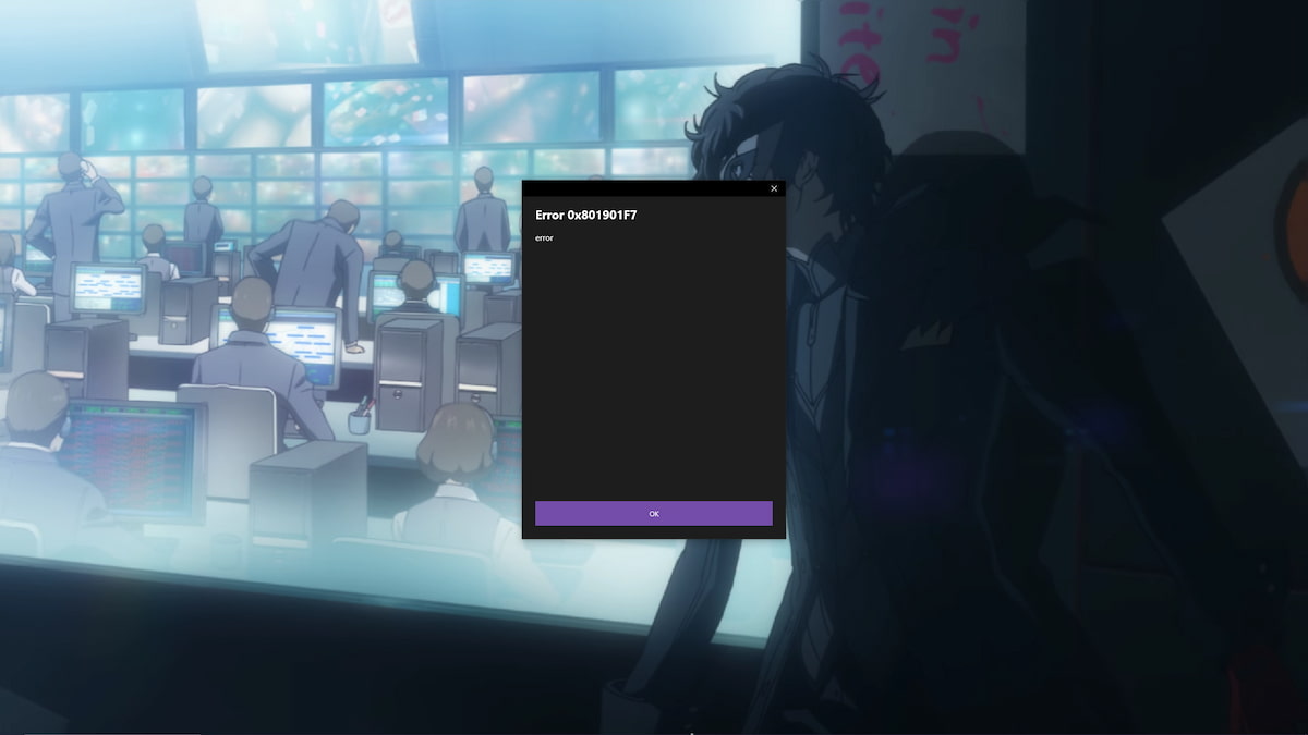 How to fix error 0x801901F7 in Persona 5 Royal for PC | Pro Game Guides