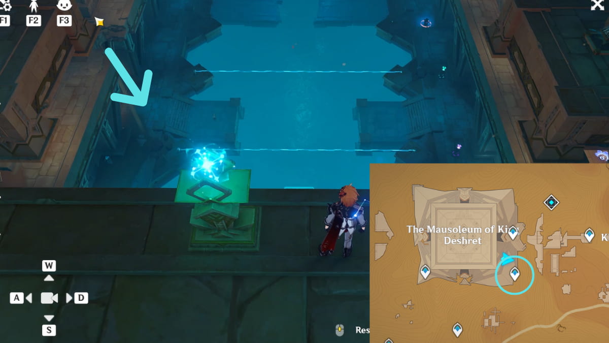 How to drain the water in Sekhem Hall in Genshin Impact | Pro Game Guides