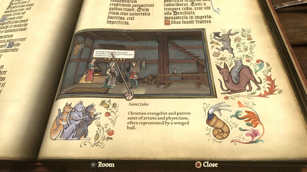 What do red underlined words mean in Pentiment? | Pro Game Guides