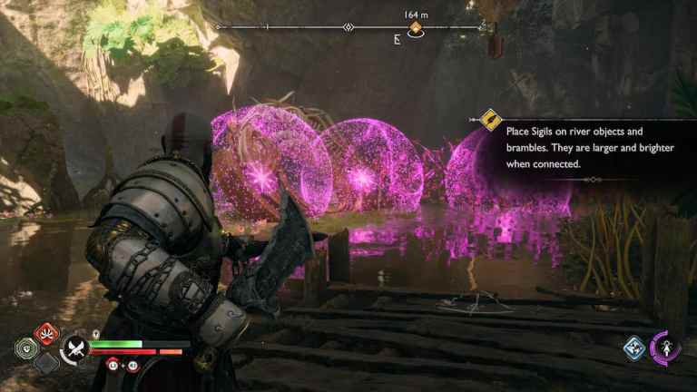 How to Chain Elements to cross the river in God of War Ragnarok | Pro ...