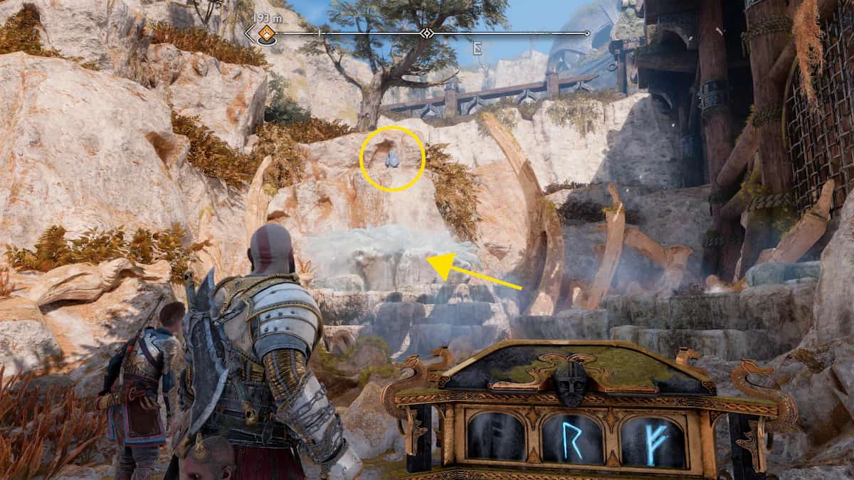 Where to find the three Runes for the Nornir Chest on Dragon Beach in ...