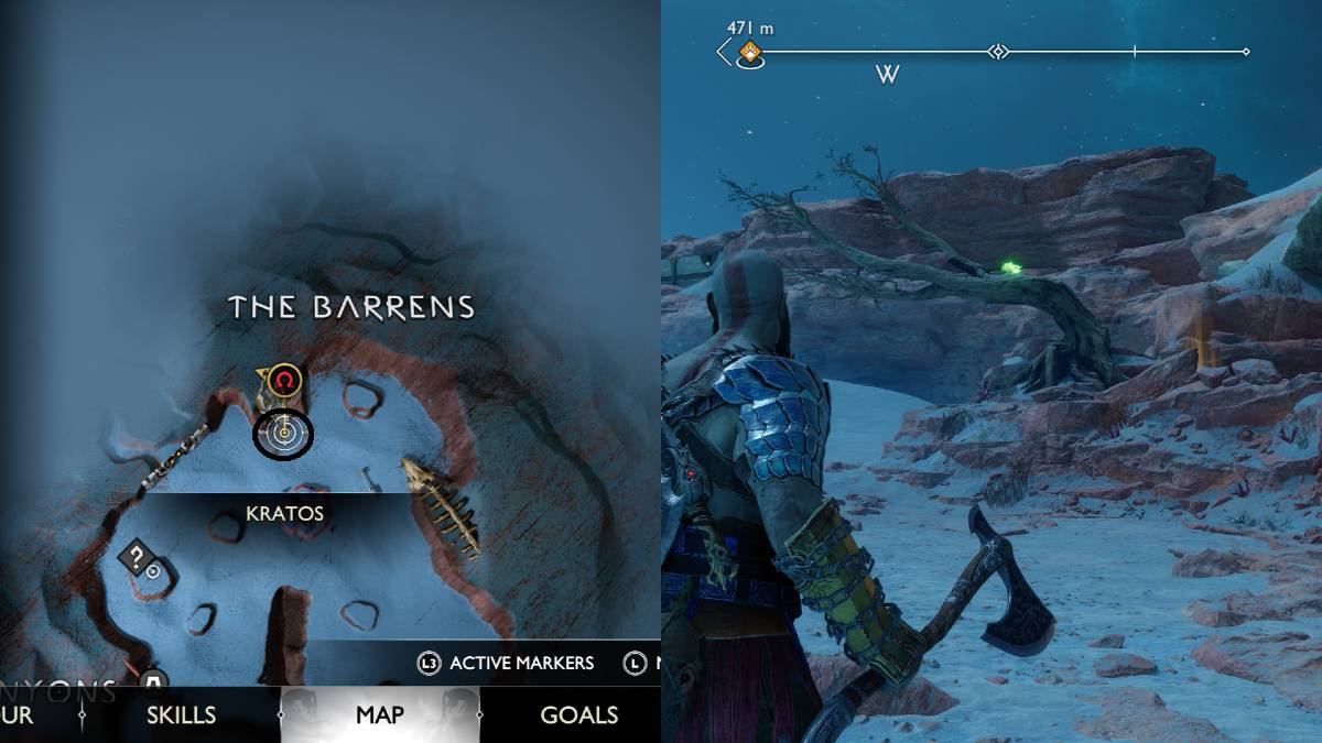 Where to find Odin's Ravens in The Barrens in God of War Ragnarök | Pro ...