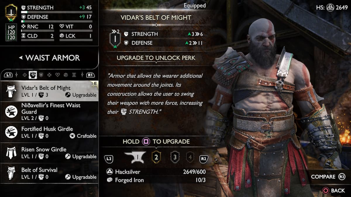 How To Level Up And Upgrade Gear In God Of War Ragnarok Pro Game Guides