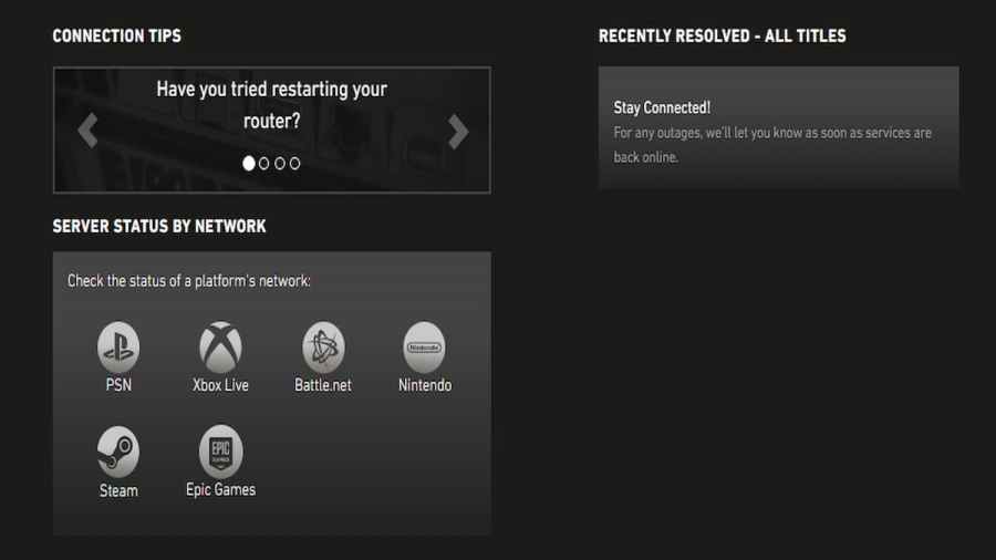 MW2 Server Maintenance - Scheduled Modern Warfare 2 Server Outages ...