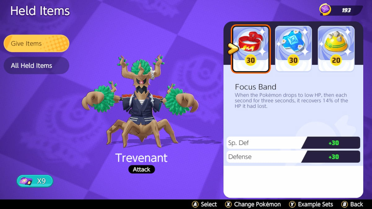 Best Trevenant Builds in Pokemon Unite | Pro Game Guides