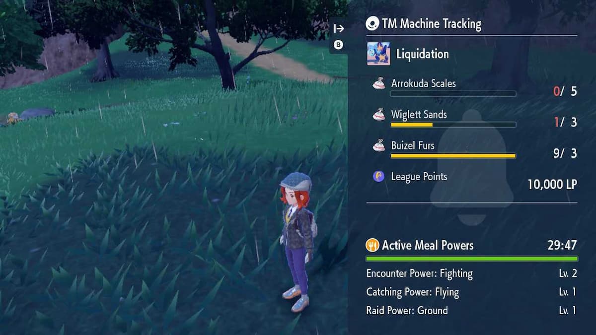How to check current Meal Power status in Pokémon Scarlet & Violet ...