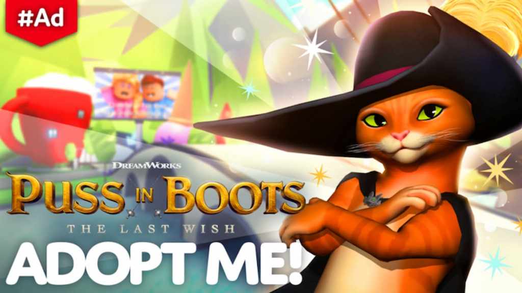 Roblox Adopt Me! collabs with ‘Puss in Boots: The Last Wish’ to release ...