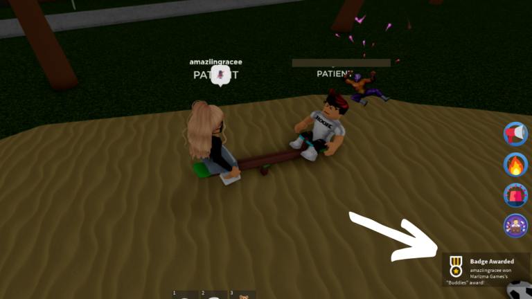 How to get the Buddies badge in Maple Hospital - Roblox | Pro Game Guides
