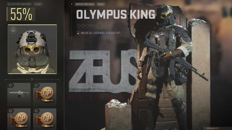 How to unlock 'Olympus King' Zeus Operator Skin in Warzone 2? | Pro ...