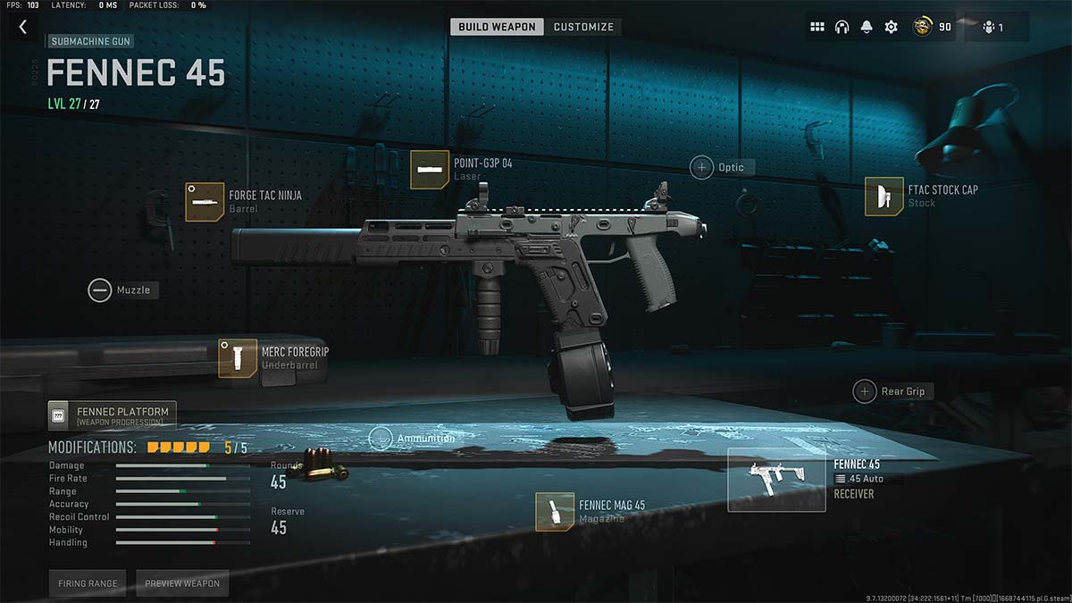 Лучшая загрузка и навесное оборудование Fennec 45 в Warzone 2 - Game News Weekend