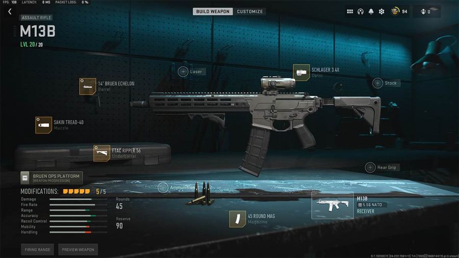 Best M13b Loadout And Attachments In Warzone 2 Pro Game Guides