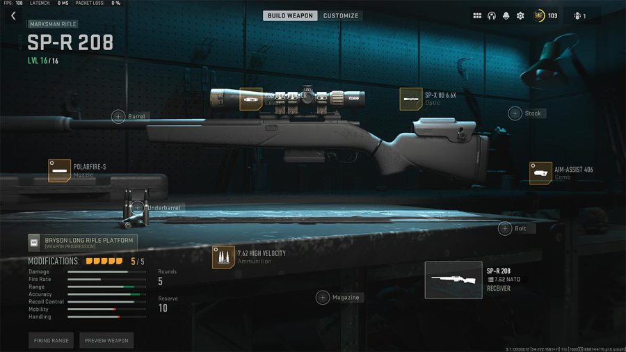 Best Sp R 208 Loadout And Attachments In Warzone 2 Pro Game Guides