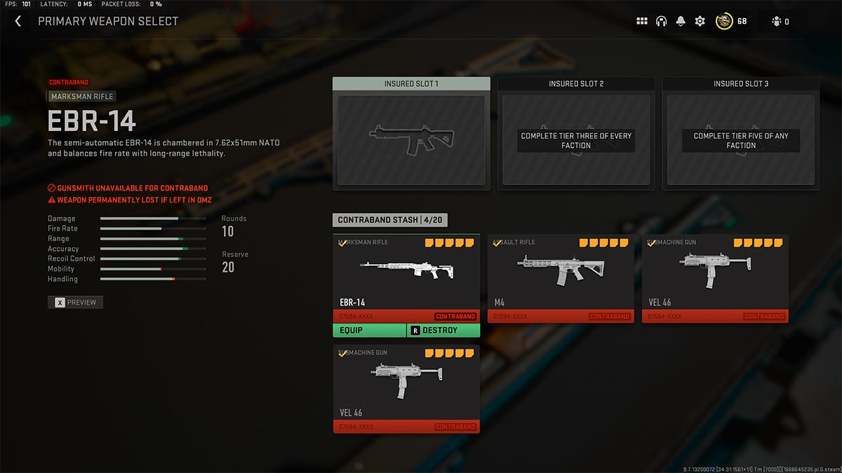 What are Contraband Weapons and Weapon Blueprints in Warzone 2 DMZ ...