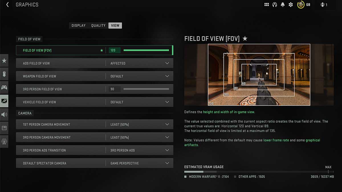 Best FOV Settings for Warzone 2 | Pro Game Guides