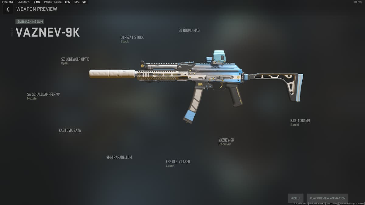 All items in the Lionel Messi Operator bundle in Warzone 2 - Pro Game ...