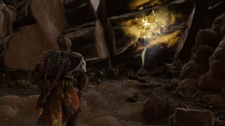 What to do with the glowing cracked rocks in God of War Ragnarök | Pro ...